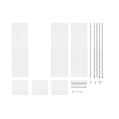 Schrank P100, Weiß / RAL 7035 Lichtgrau | MAGAZIN