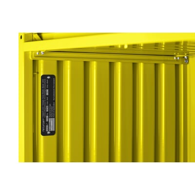 Container DS, mit Schloss, RAL 1016 Schwefelgelb | MAGAZIN