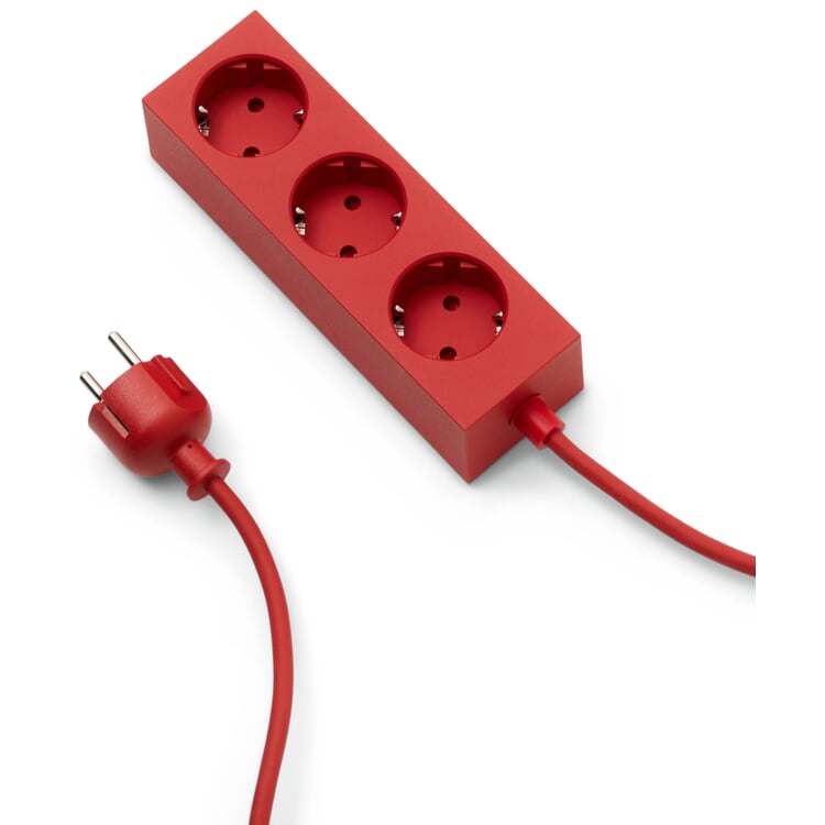Steckdose Power Bar, Rot | MAGAZIN