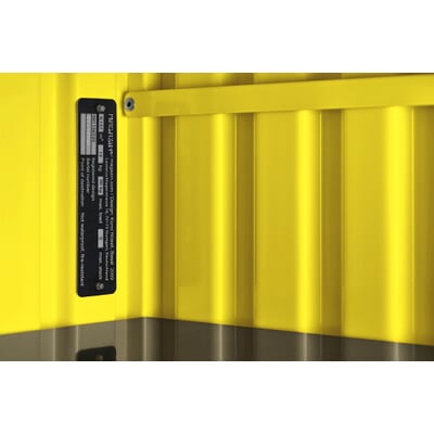 Container DS Flat, RAL 1016 Schwefelgelb | MAGAZIN